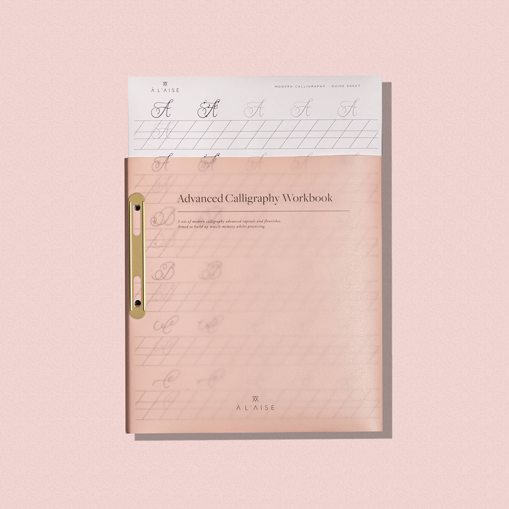 Advanced Modern Calligraphy Practice Workbook