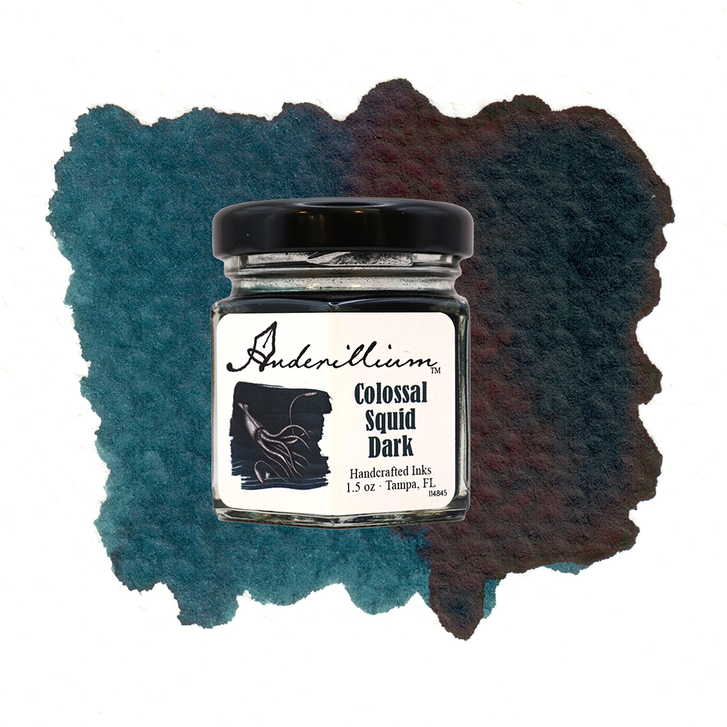 Anderillium Fountain Pen Ink, Colossal Squid Dark