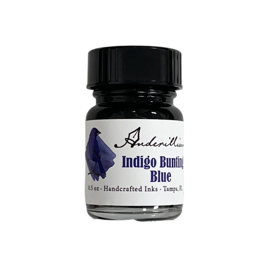 Anderillium Fountain Pen Ink, Indigo Bunting Blue