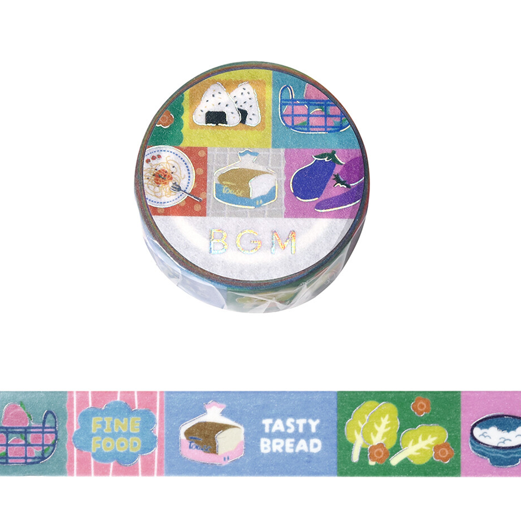 BGM Life Washi Tape - Pop Food