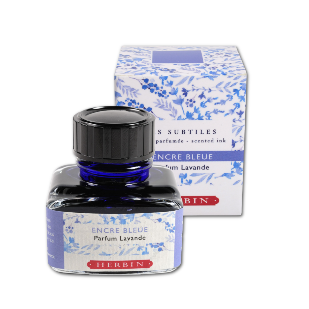 Jacques Herbin Scented Fountain Pen Ink, 30ml Bottle - Lavender Scent