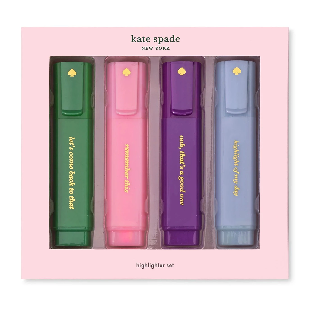 Kate Spade Colorblock 4 Highlighter Set