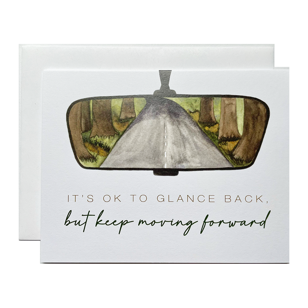 Keep Moving Forward Inspirational Card