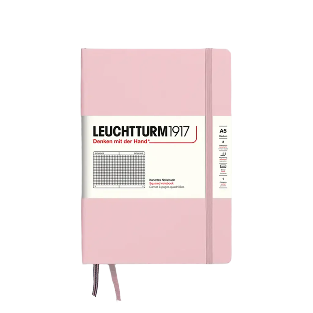 Leuchtturm1917 Hardcover Notebook, A5, Grid