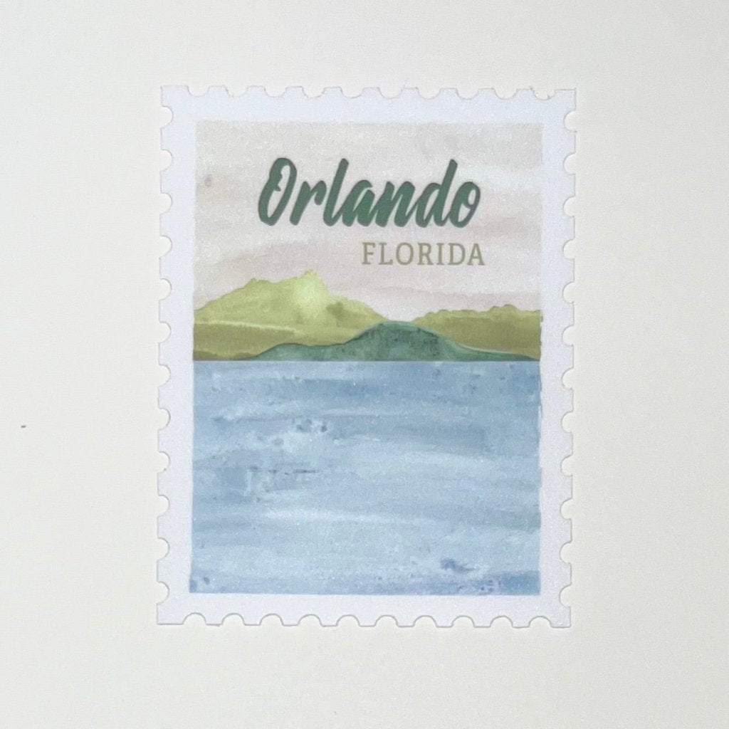 Orlando Postage Stamp Sticker
