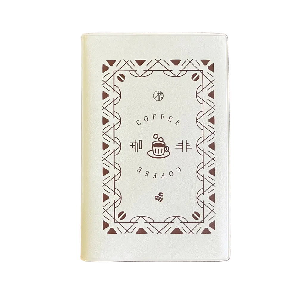 Papier Platz x Fukuwake Hanko Pocket Log Notebook, Grid - Coffee and C