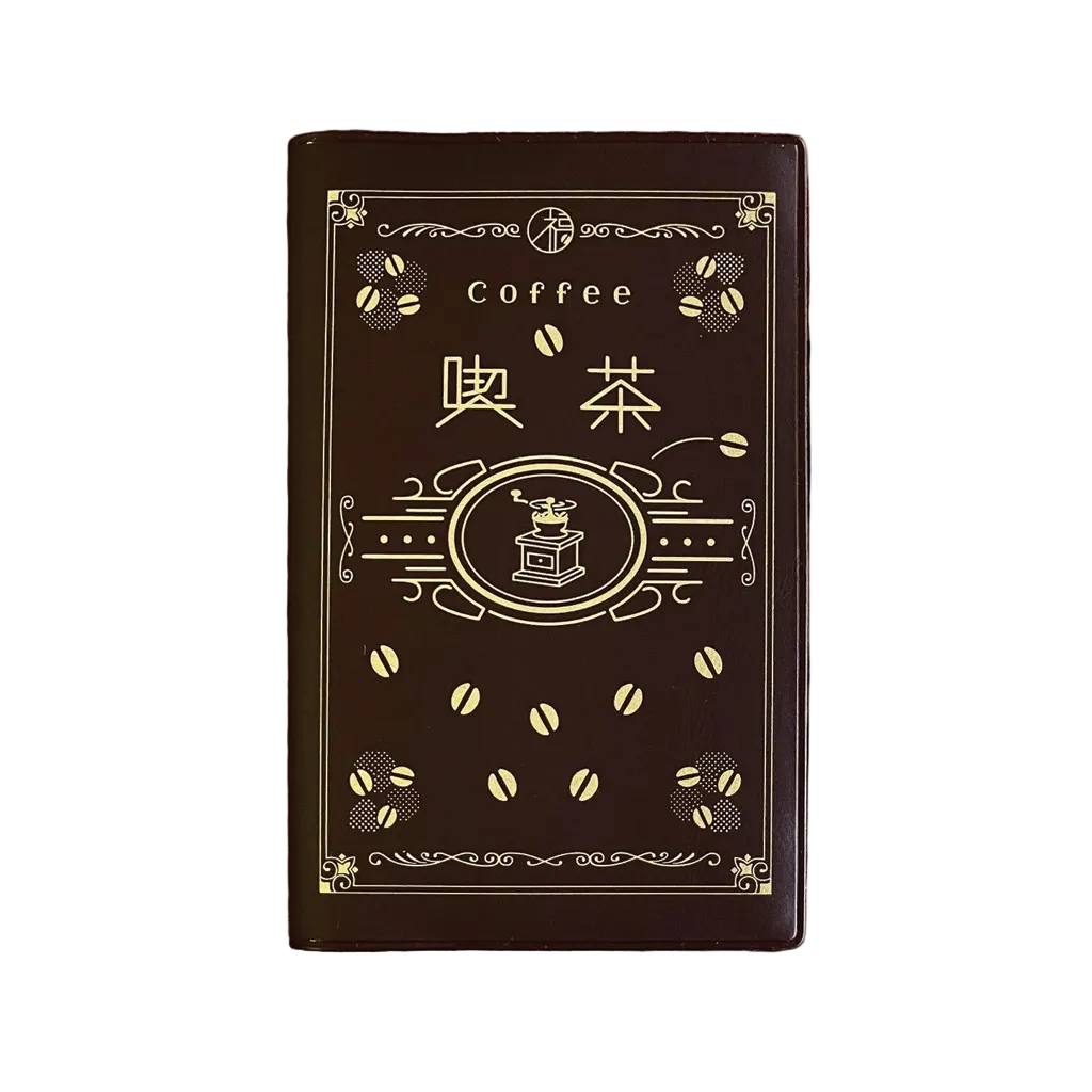 Papier Platz x Fukuwake Hanko Pocket Log Notebook, Grid - Coffee and M