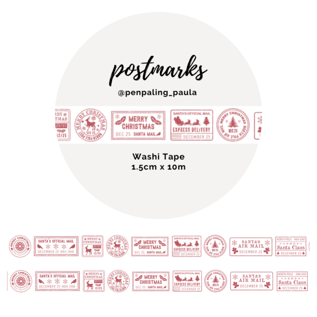 Penpaling Paula Postmarks Washi Tape