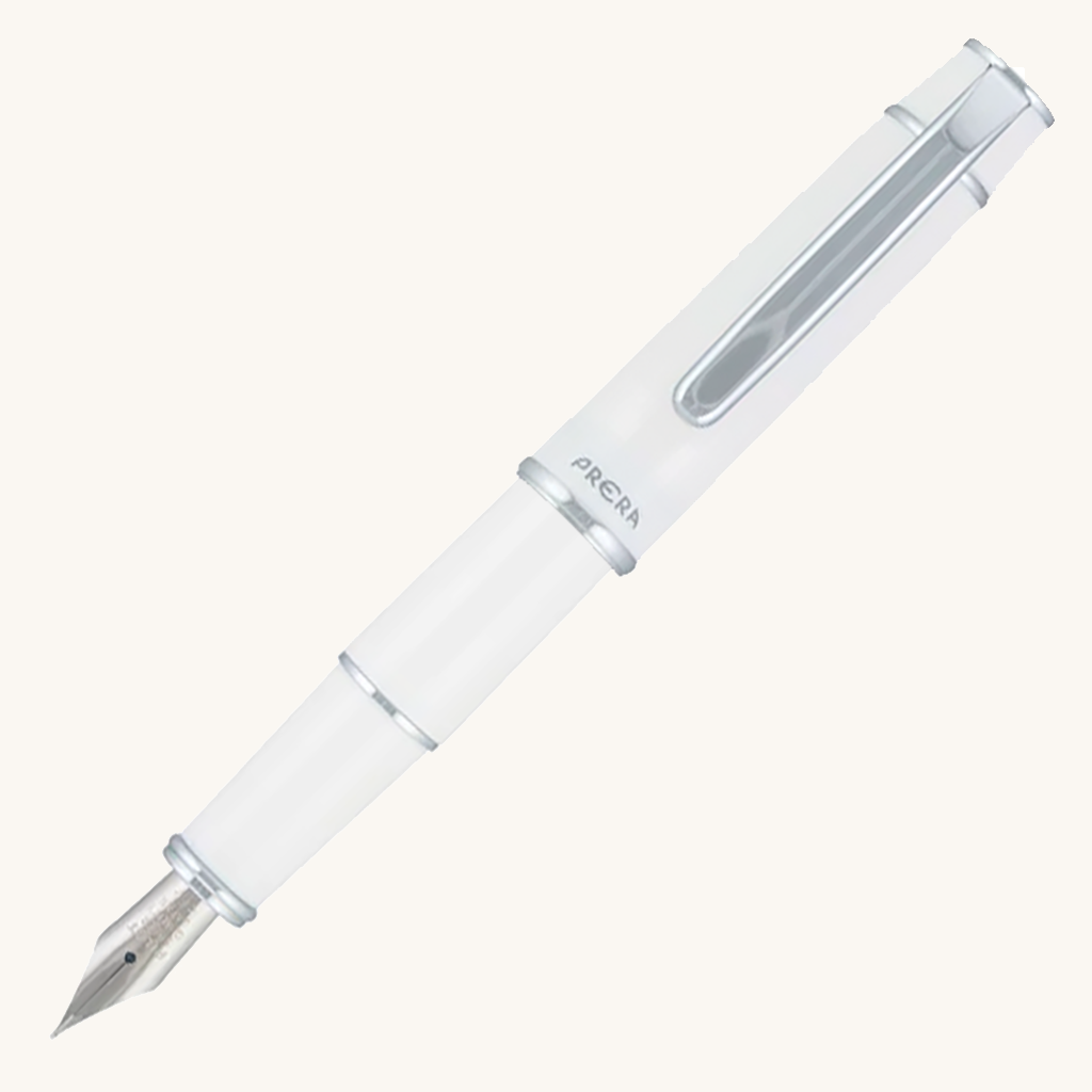 Pilot Prera Fountain Pen, Porcelain White