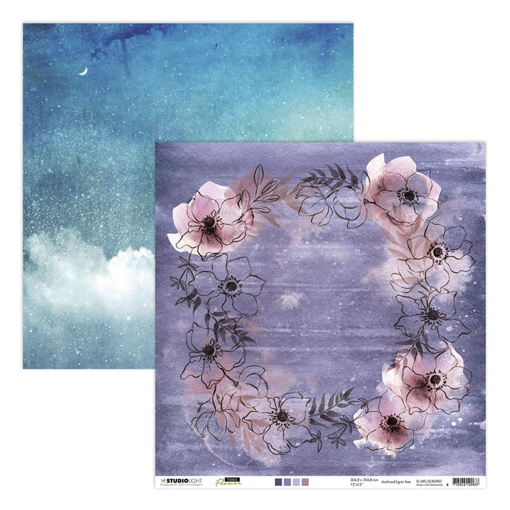 Studio Light Moon Flower Cardstock, 12"x12"