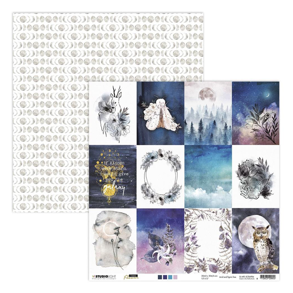 Studio Light Moon Flower Cardstock 12"x12"