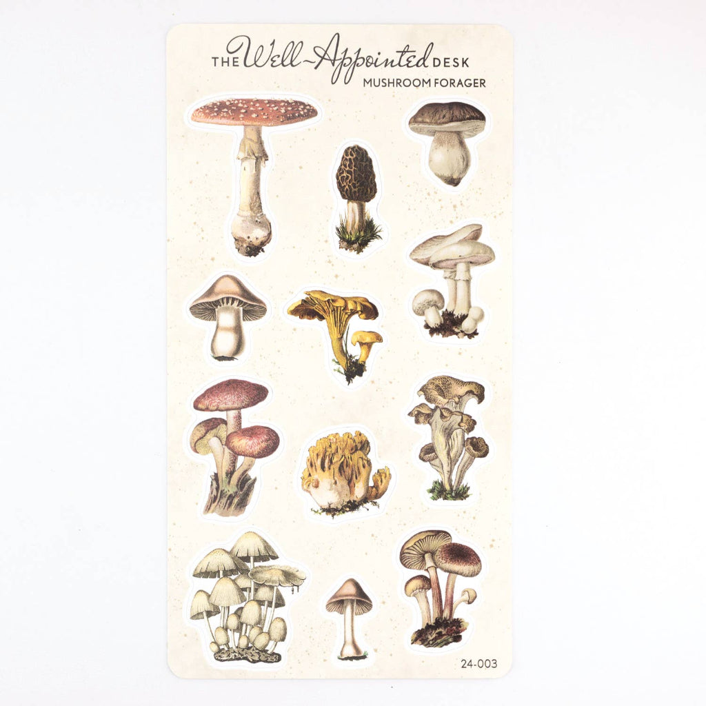 Mushroom Forager Sticker Sheet