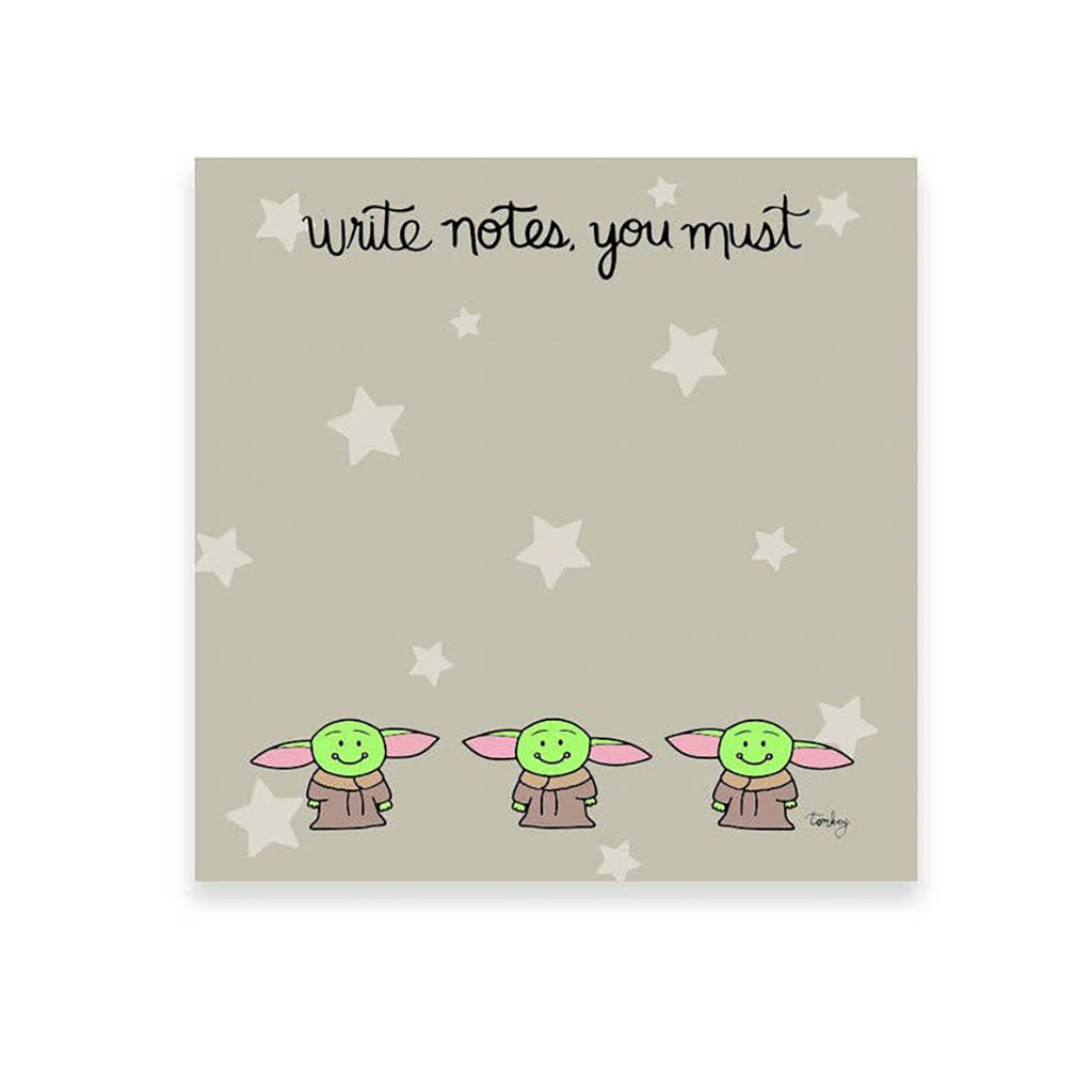 Tomkcy Baby Yoda Sticky Note