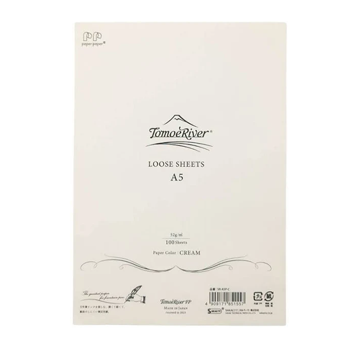 Tomoe River Loose Leaf 52gsm Paper, A5, Cream