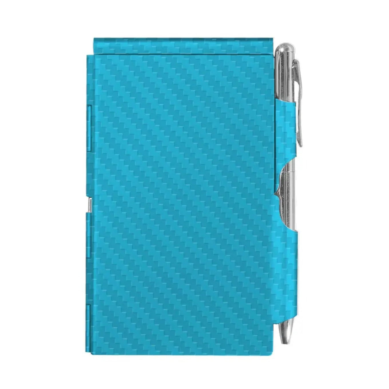 Flip Note, Bright Blue Carbon Textured