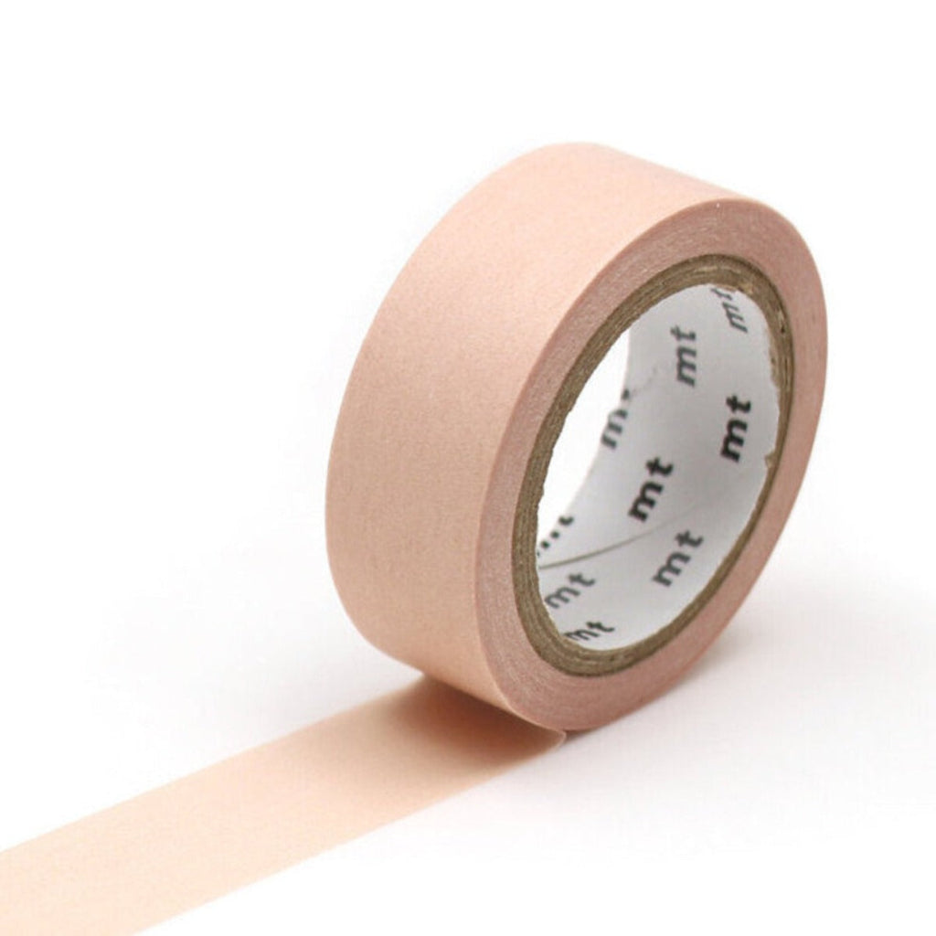 mt Solid Color Washi Tape, 15mm - Pastel Carrot
